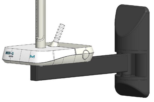 Wall Mounting Bracket for Q-POD® and E-POD® Dispensers | WMBQP0D01